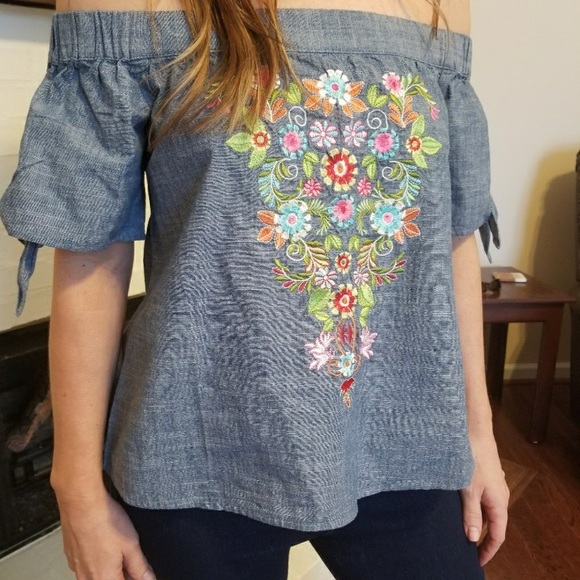 Macbeth Collection by Margaret Josephs | Tops | Hp Off The Shoulder Top ...